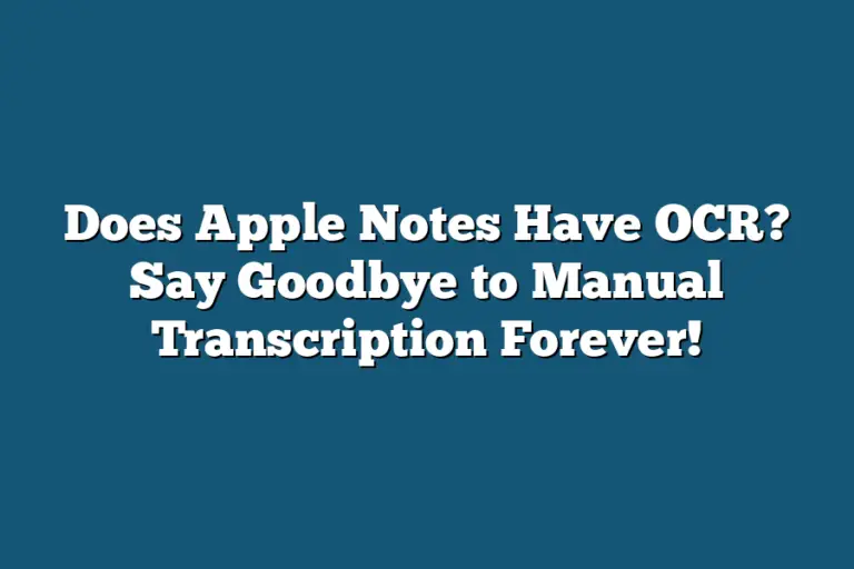 Does Apple Notes Have OCR? Say Goodbye to Manual Transcription Forever ...
